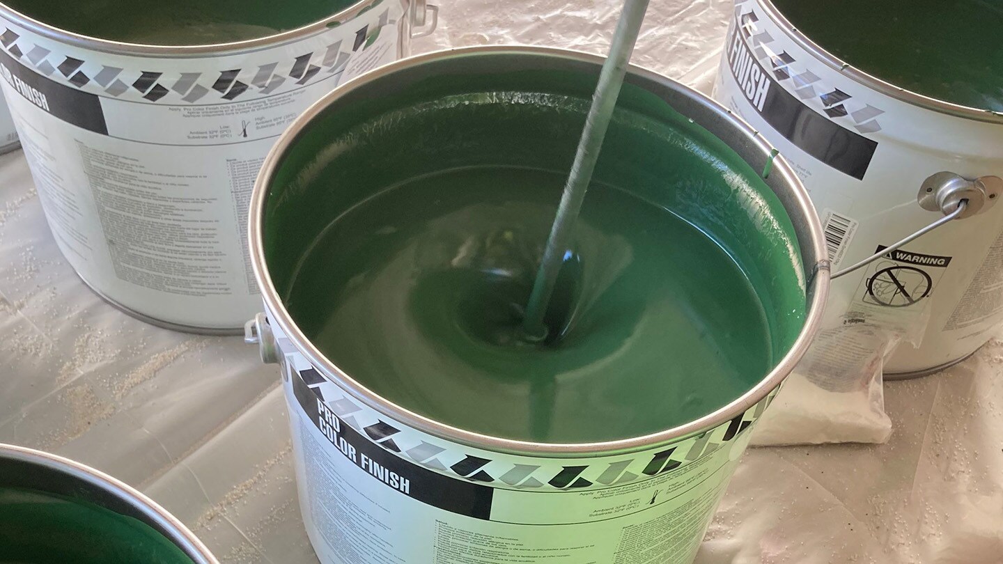 Color Finish Liquid-Applied PMMA Resin