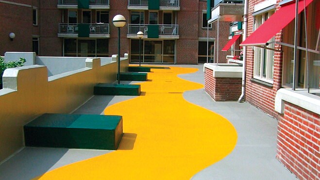 Color Finish Liquid-Applied PMMA Resin