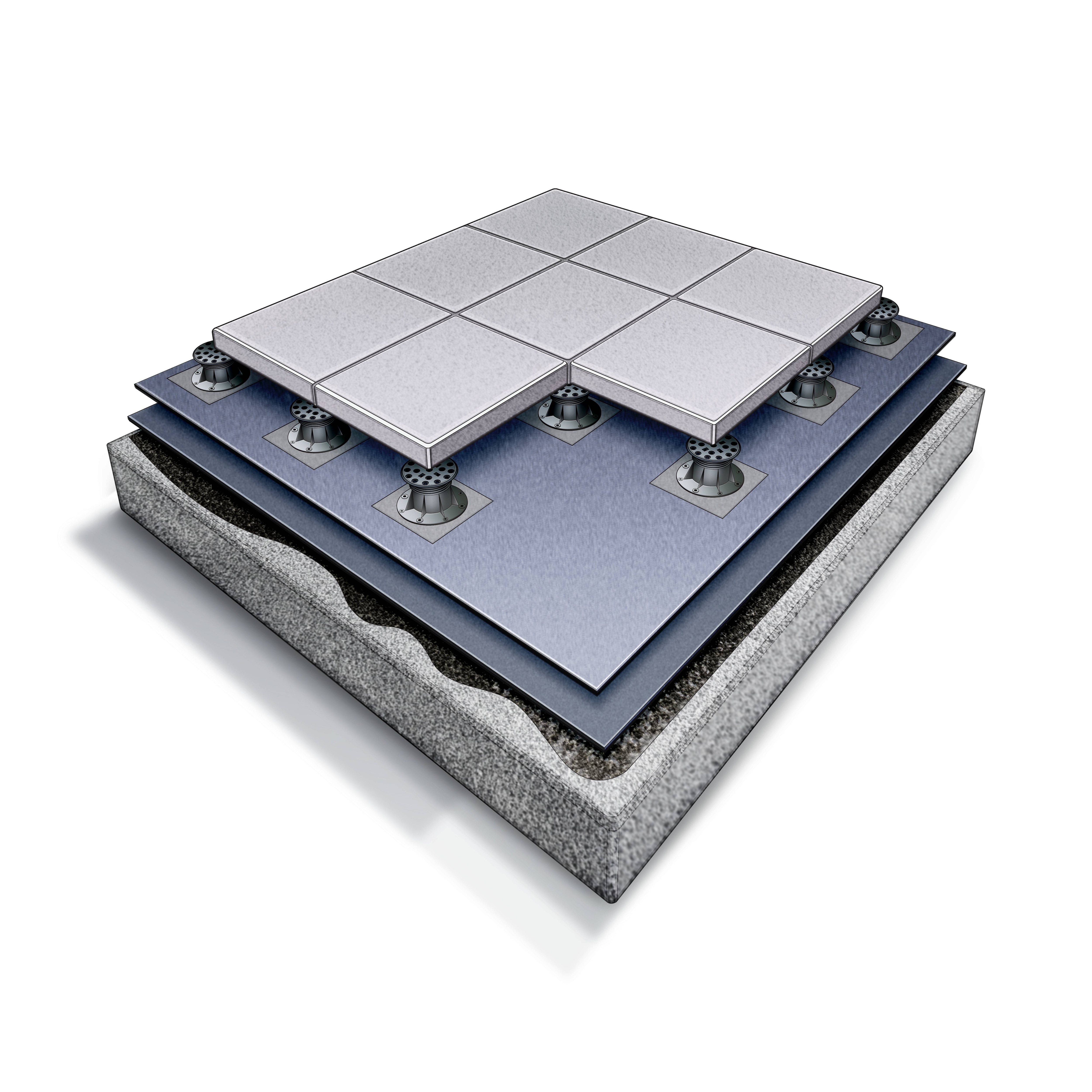 Concrete Paver Pedestals Paver Pedestals & Paver Pedestal Sets